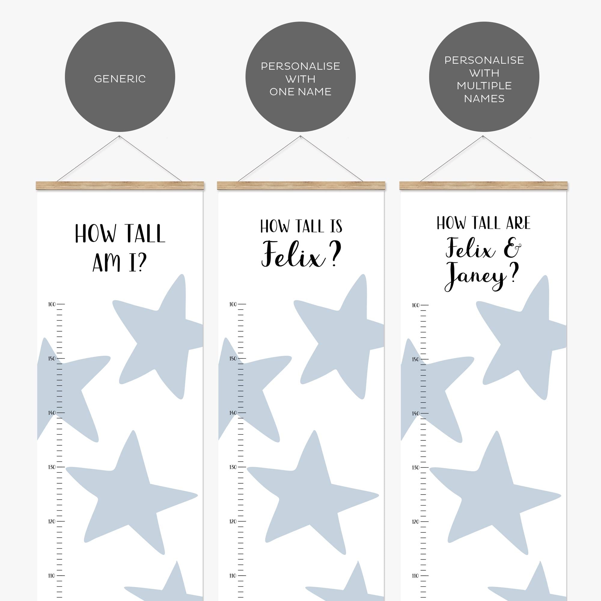 HEIGHT CHARTS – Little Grey London