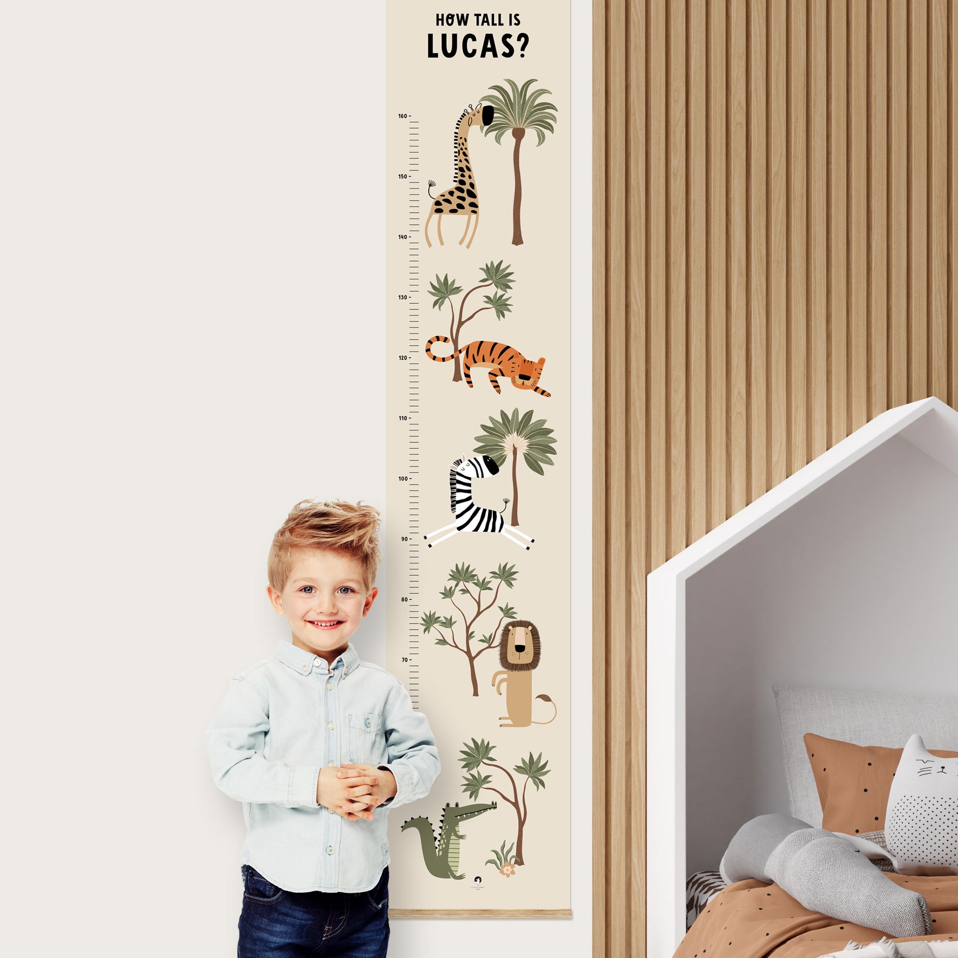 CUTE SAFARI ANIMALS HEIGHT CHART – Little Grey London
